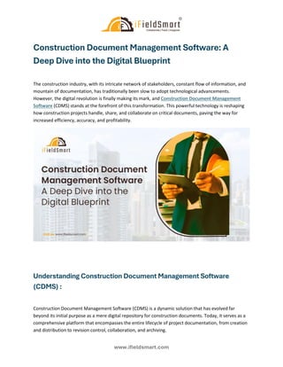 Construction Document Management Software A Deep Dive into the Digital ...