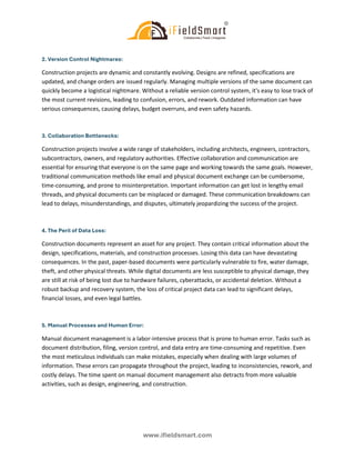 Construction Document Management Software A Deep Dive into the Digital ...