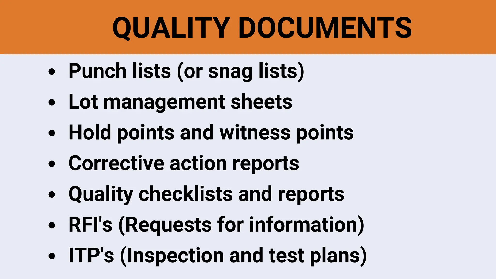 Construction Documents Checklist before Construction | PPT