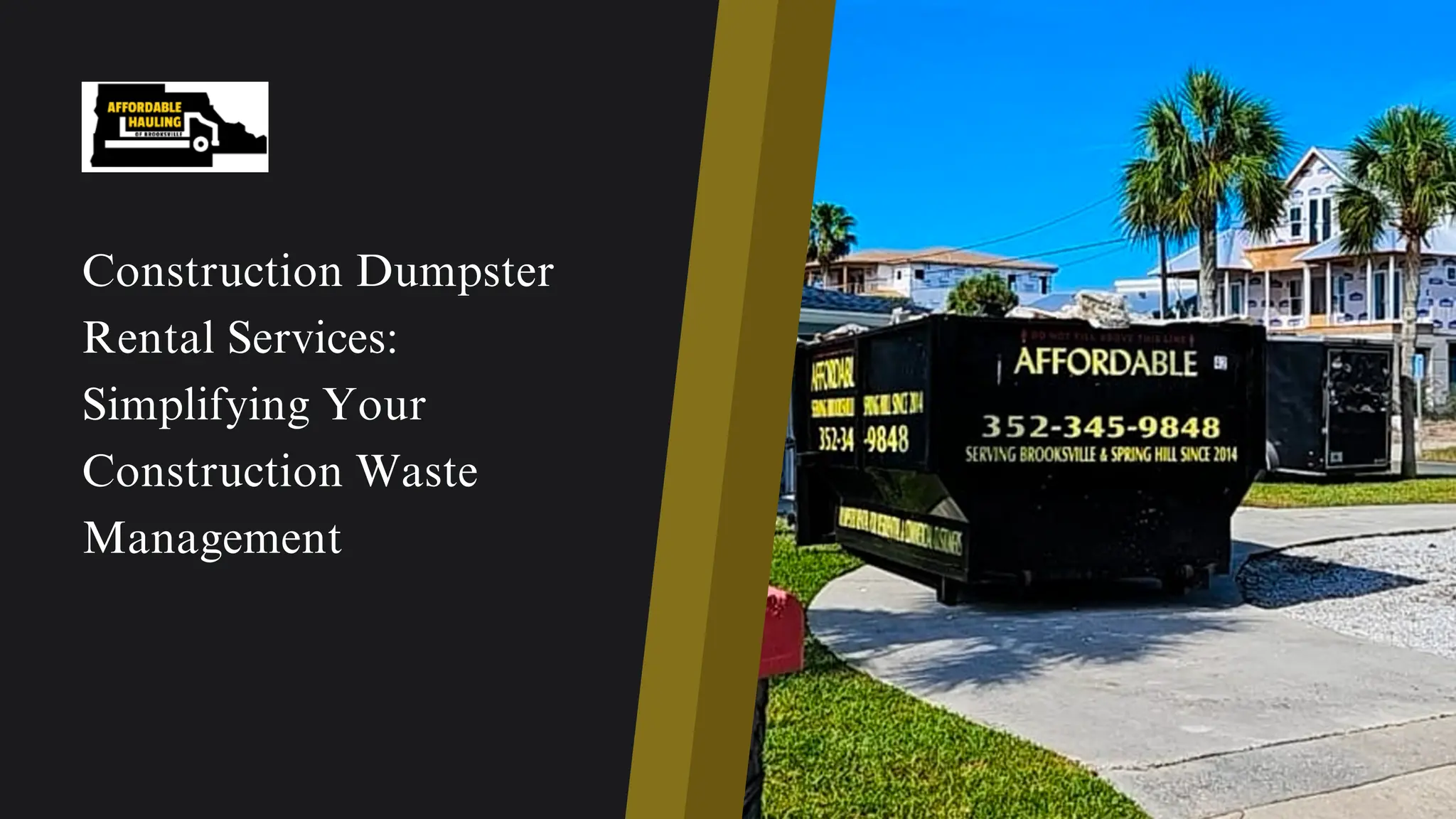 Construction Dumpster Rental Services and It's Importance In ...