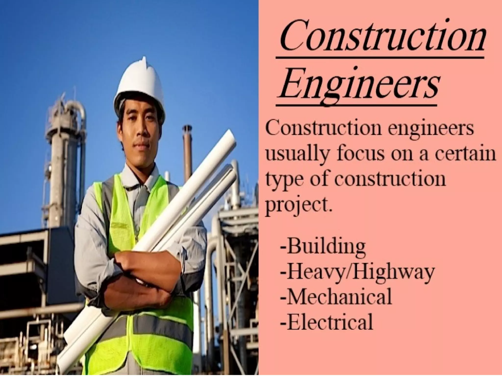 Construction Engineering and Construction Engineers | PPT