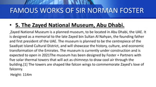 Sir Norman foster and Top 5 World Architects | PPTX