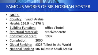 Sir Norman foster and Top 5 World Architects | PPTX