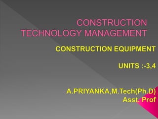 Construction equipment | PPT