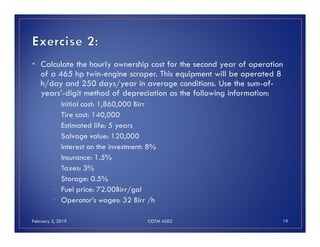 Construction equipment management chapter 4 | PPT