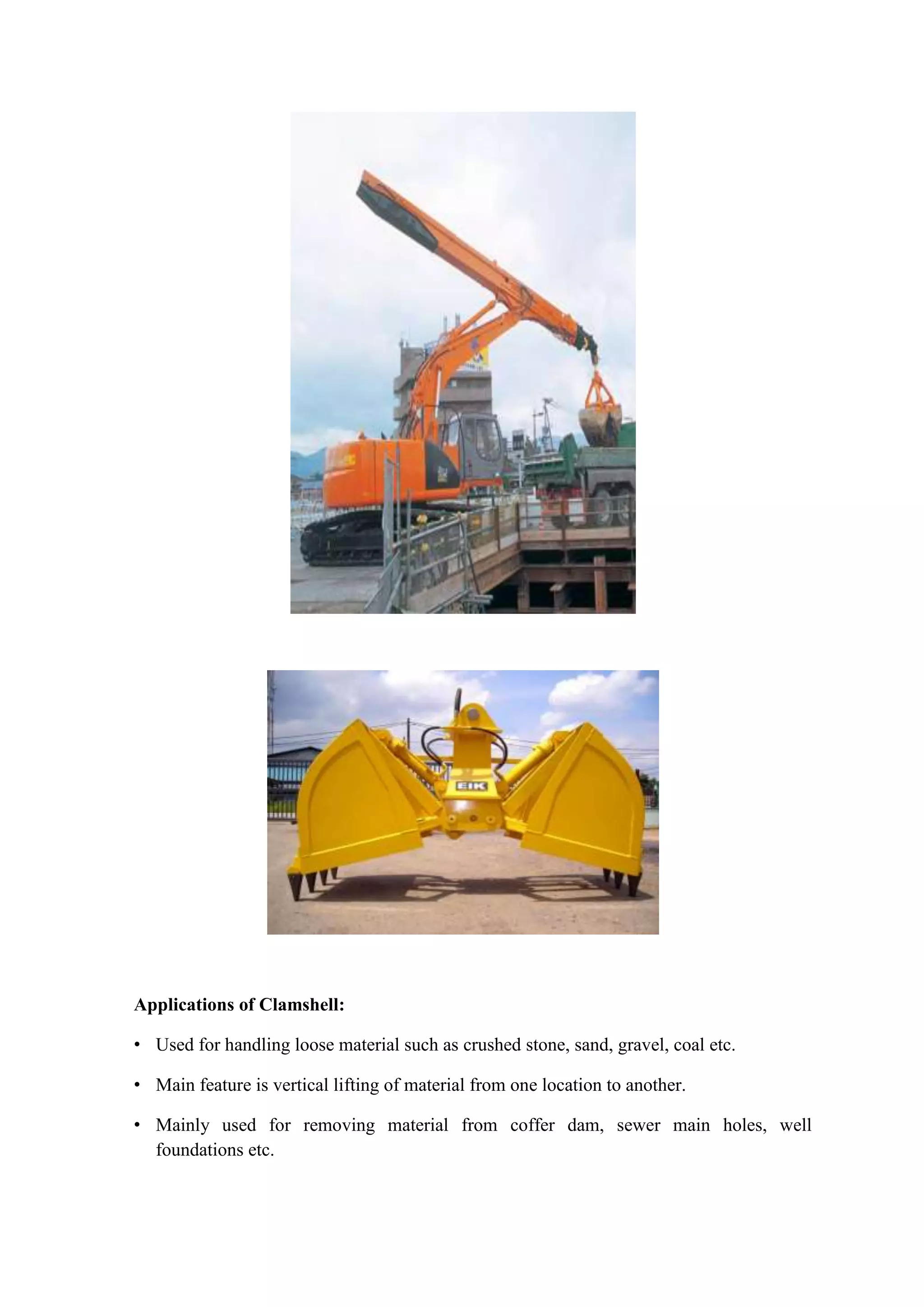 Construction equipments - Introduction and Classification | DOCX