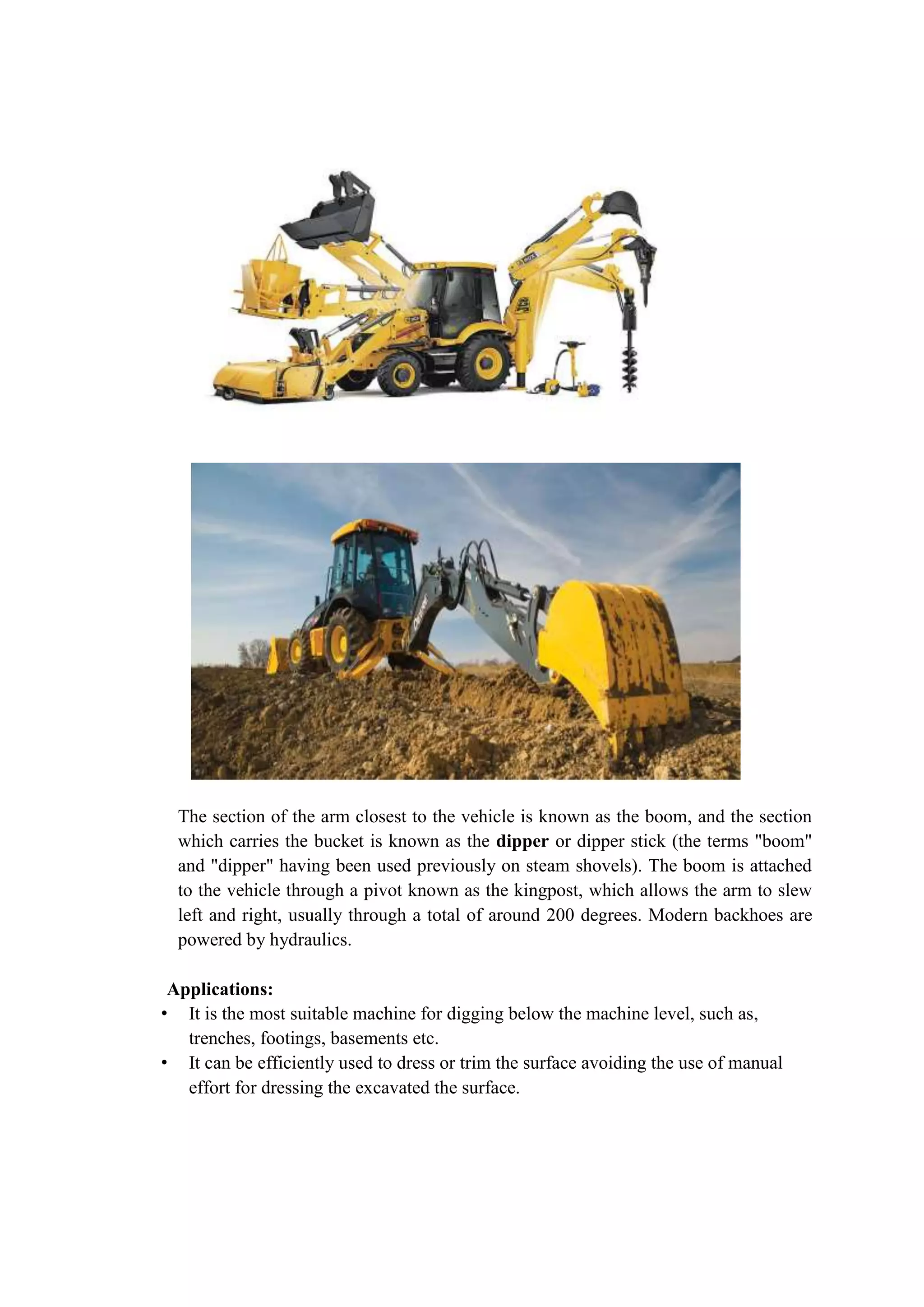 Construction equipments - Introduction and Classification | DOCX