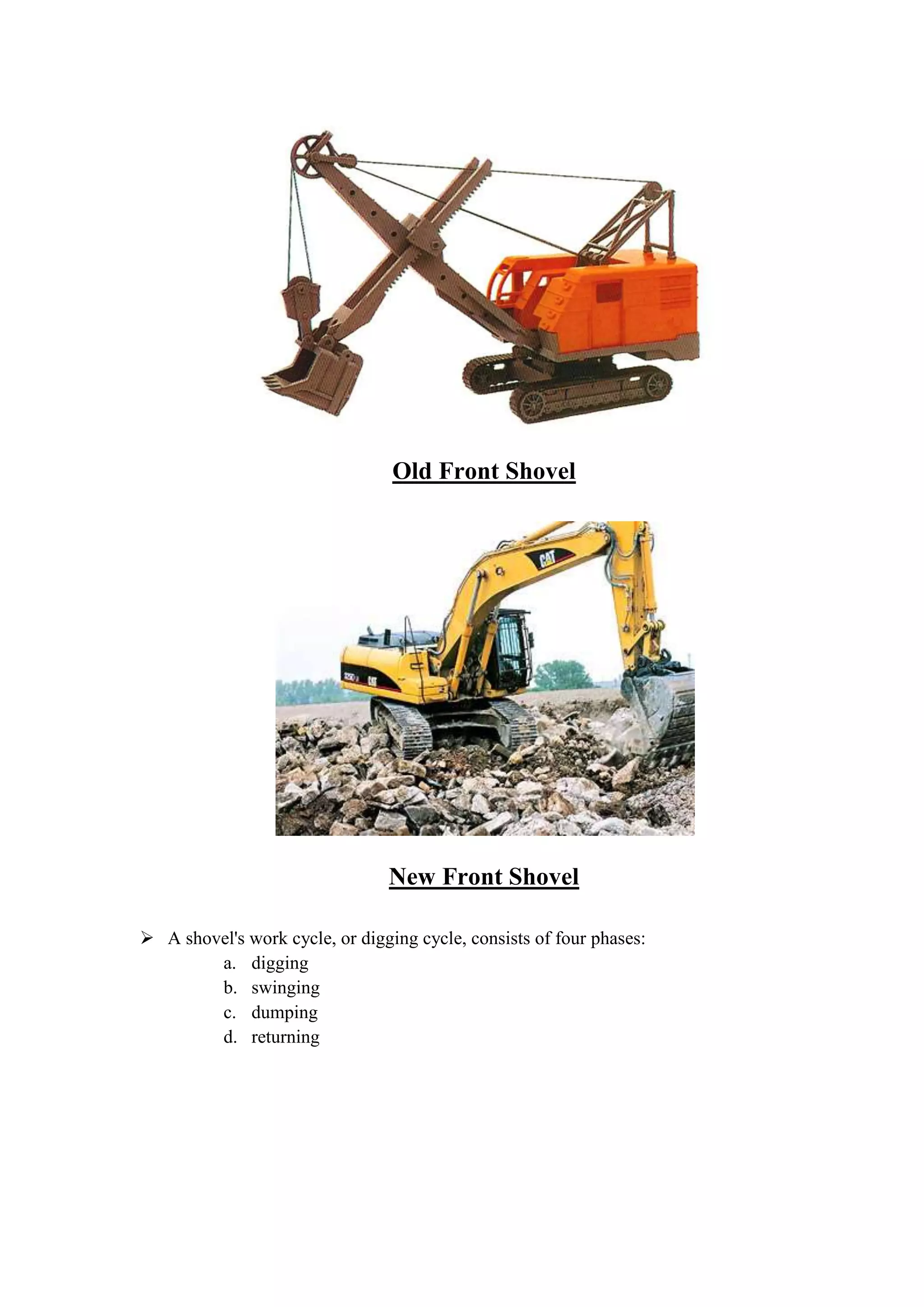 Construction equipments - Introduction and Classification | DOCX