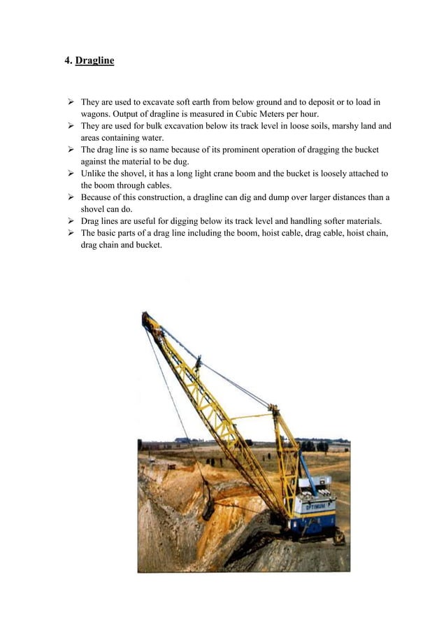 Construction equipments - Introduction and Classification | DOCX