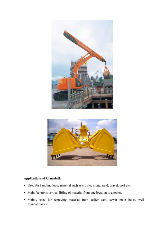 Construction equipments - Introduction and Classification | DOCX