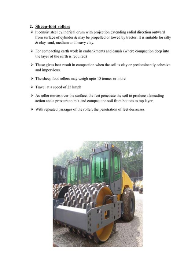 Construction equipments - Introduction and Classification | DOCX