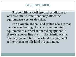 Construction equipments By T.Ravi Prakash | PDF