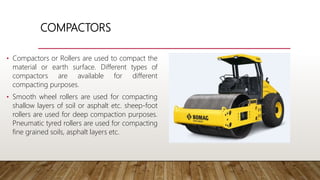 Construction Equipments | PPTX | Geology | Science