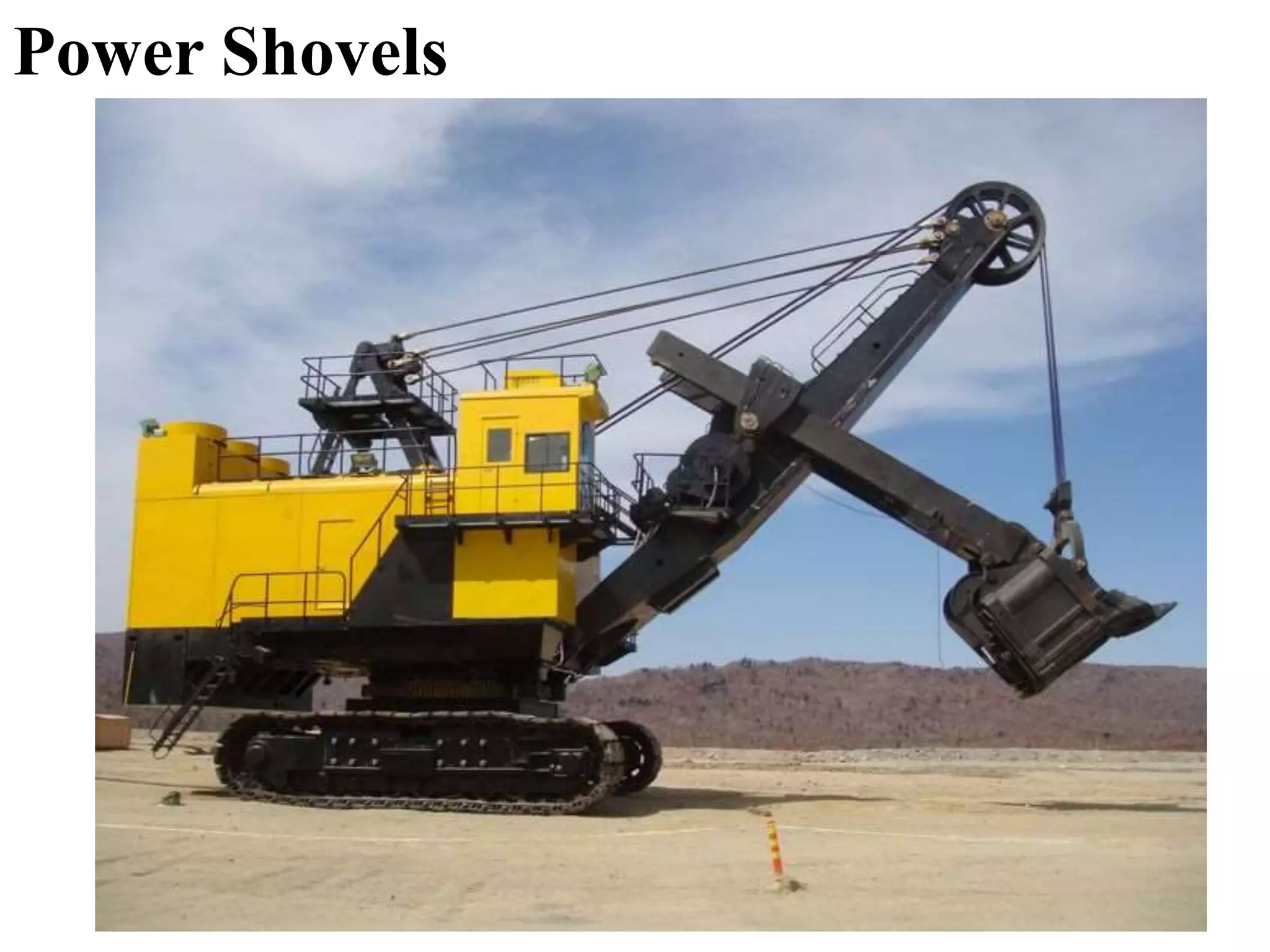 Modern Construction equipments (dozers & power shovels) | PPTX