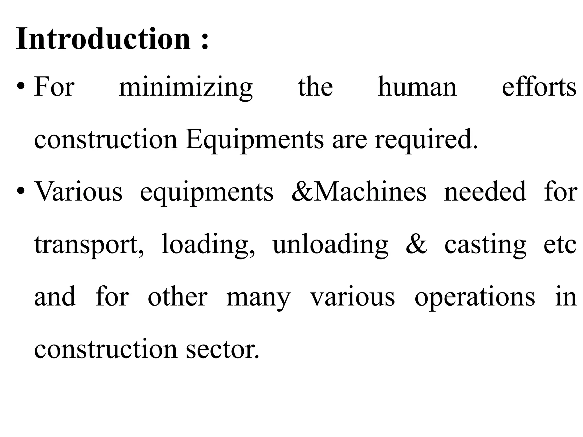 Modern Construction equipments (dozers & power shovels) | PPTX