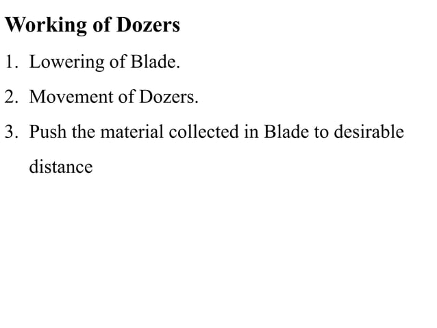 Modern Construction equipments (dozers & power shovels) | PPTX