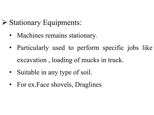 Modern Construction equipments (dozers & power shovels) | PPTX