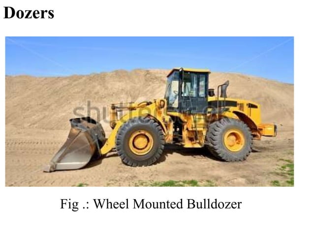 Modern Construction equipments (dozers & power shovels) | PPTX