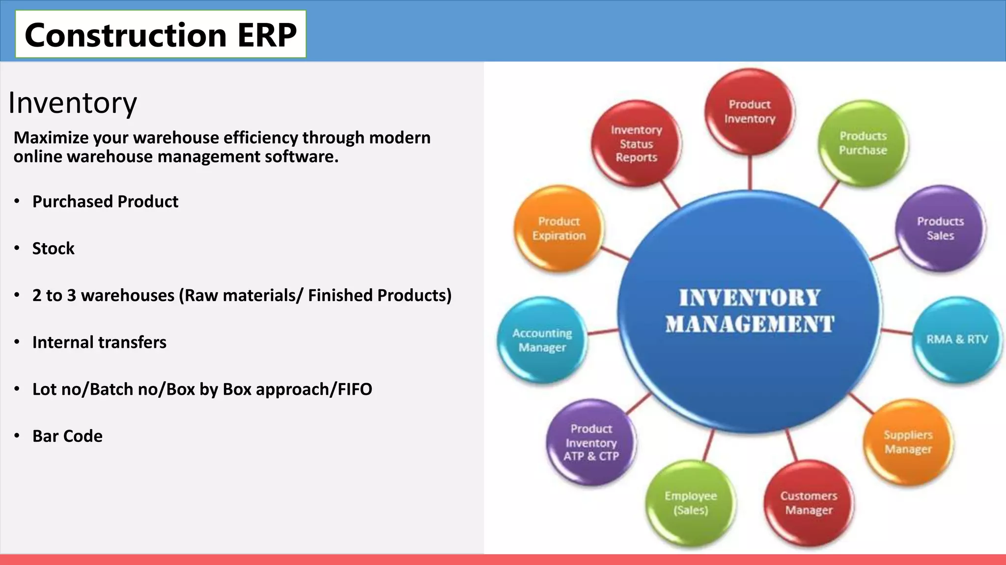 Construction erp | PPTX