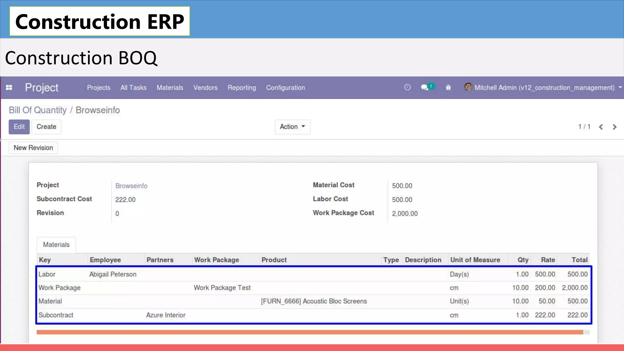 Construction erp | PPTX