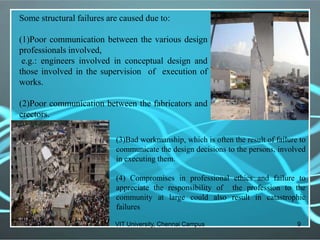 Construction errors and their case studies | PPTX