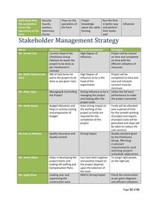 Construction & esstablishment of cattle farm project report. | DOC