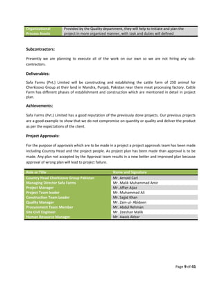 Construction & esstablishment of cattle farm project report. | DOC
