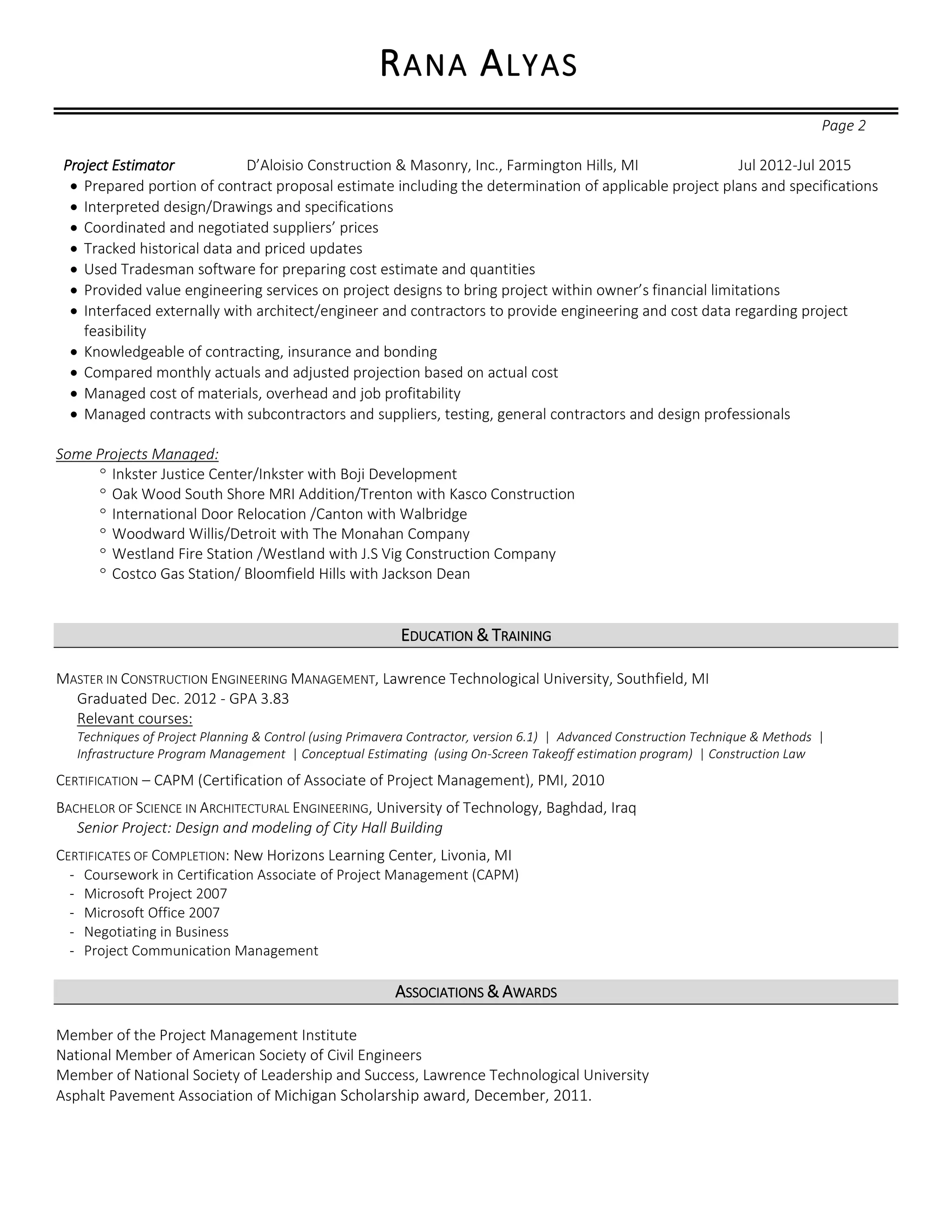 Construction Estimator | PDF
