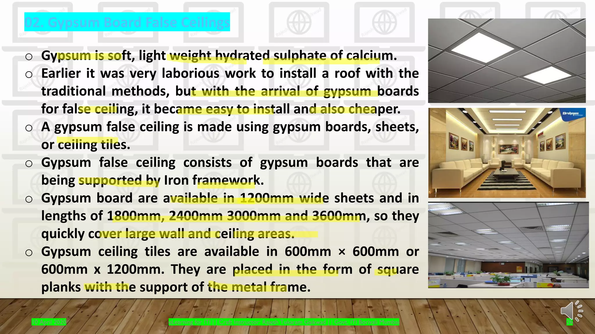 Construction false ceiling | PDF