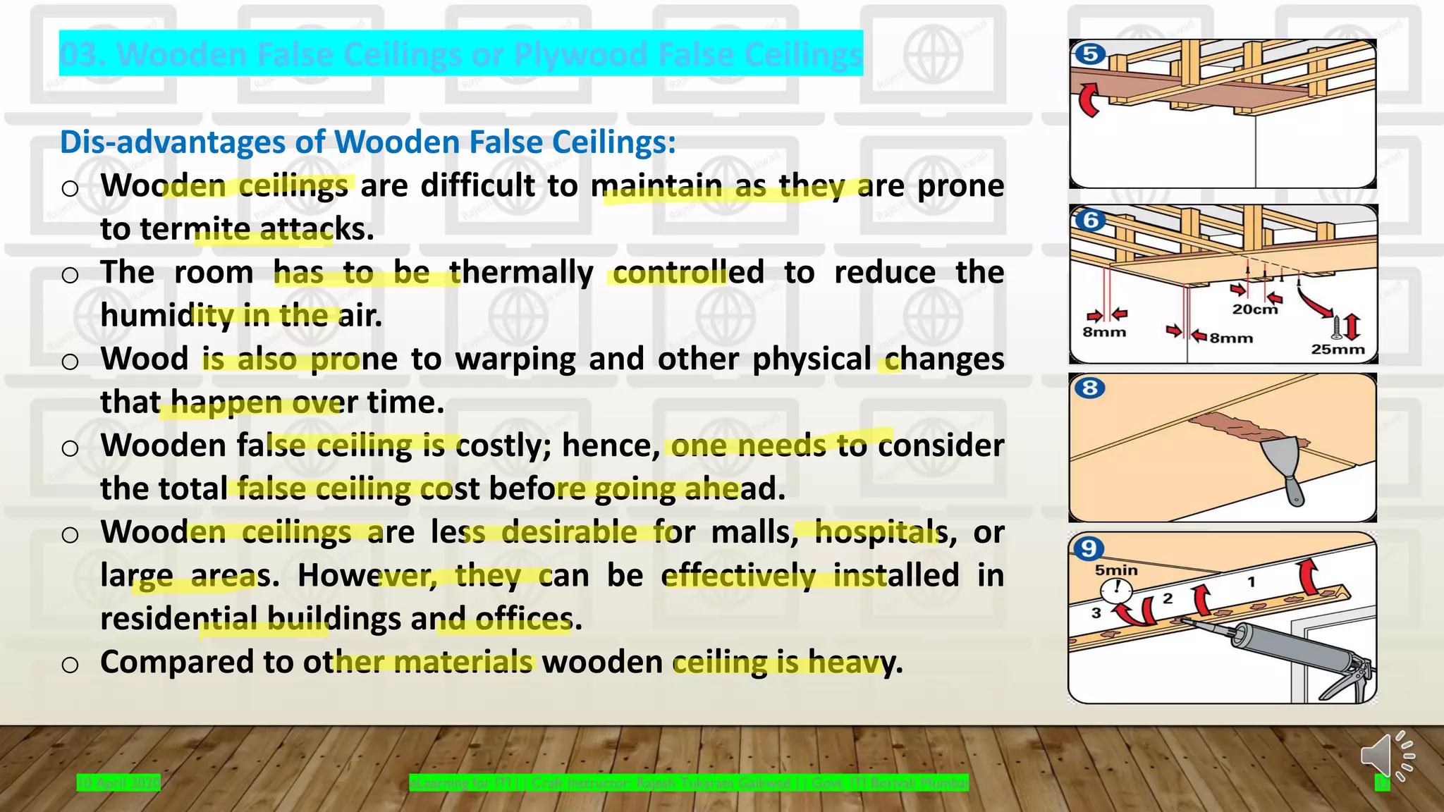 Construction false ceiling | PDF