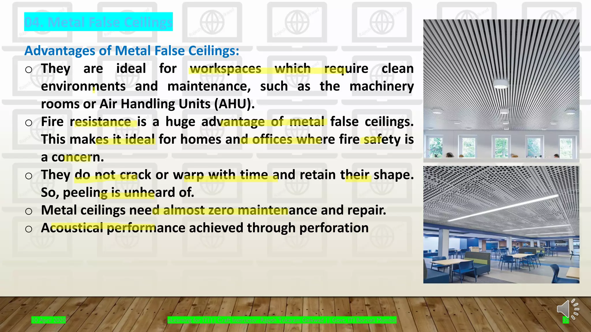 Construction false ceiling | PDF