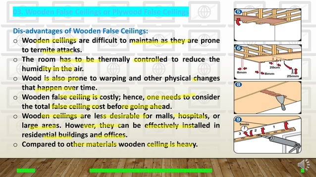 Construction false ceiling | PDF