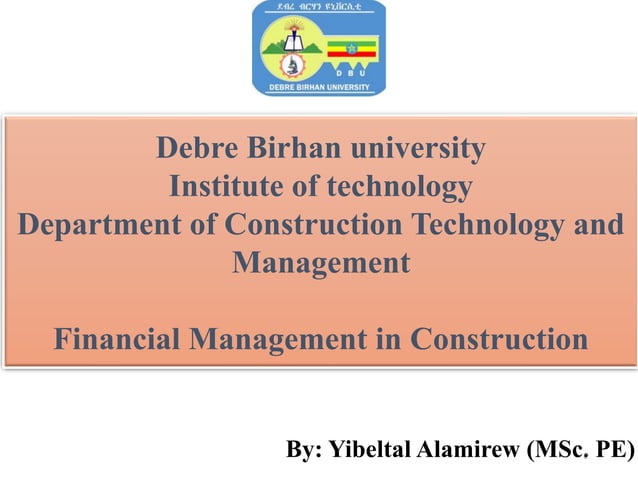 Construction financial management | PDF