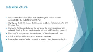National planning for construction & infrastructure development | PPTX
