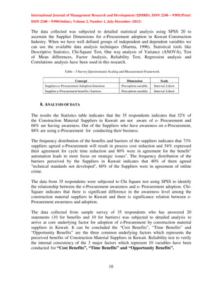 Construction industry in kuwait – an analysis on e procurement-2 | PDF ...