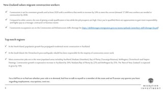 Construction industry Outlook in New Zealand | PPT