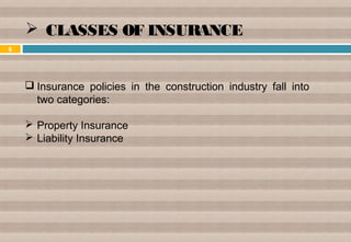 Construction Insurance | PPT