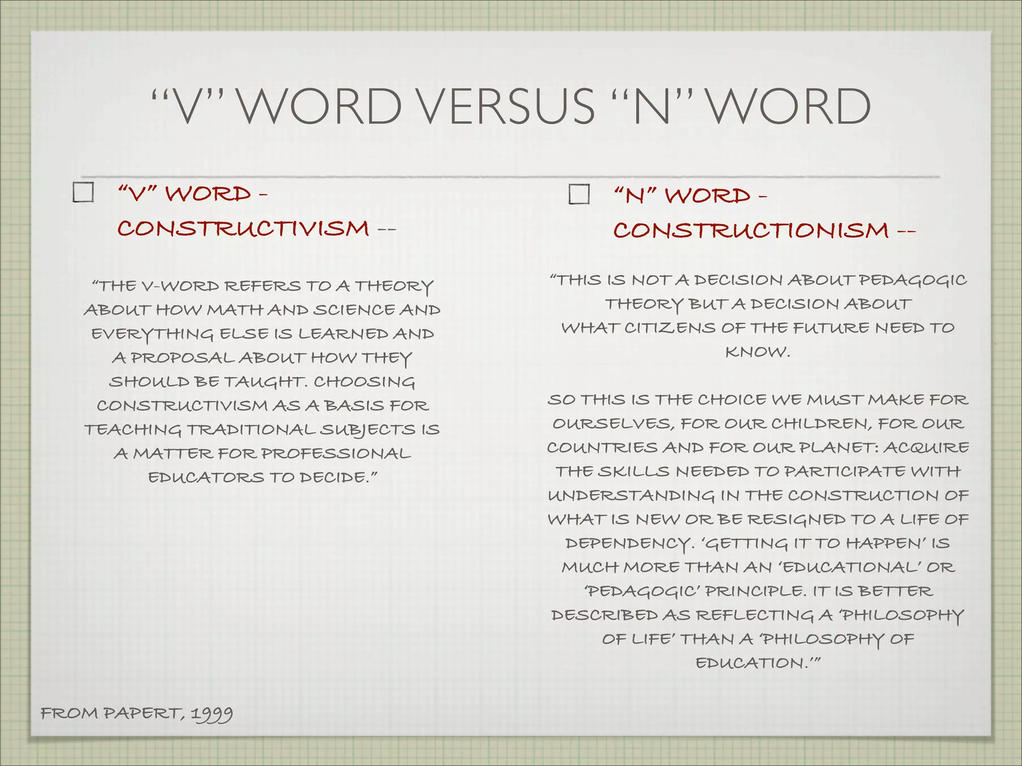 Constructionism | PDF | Education