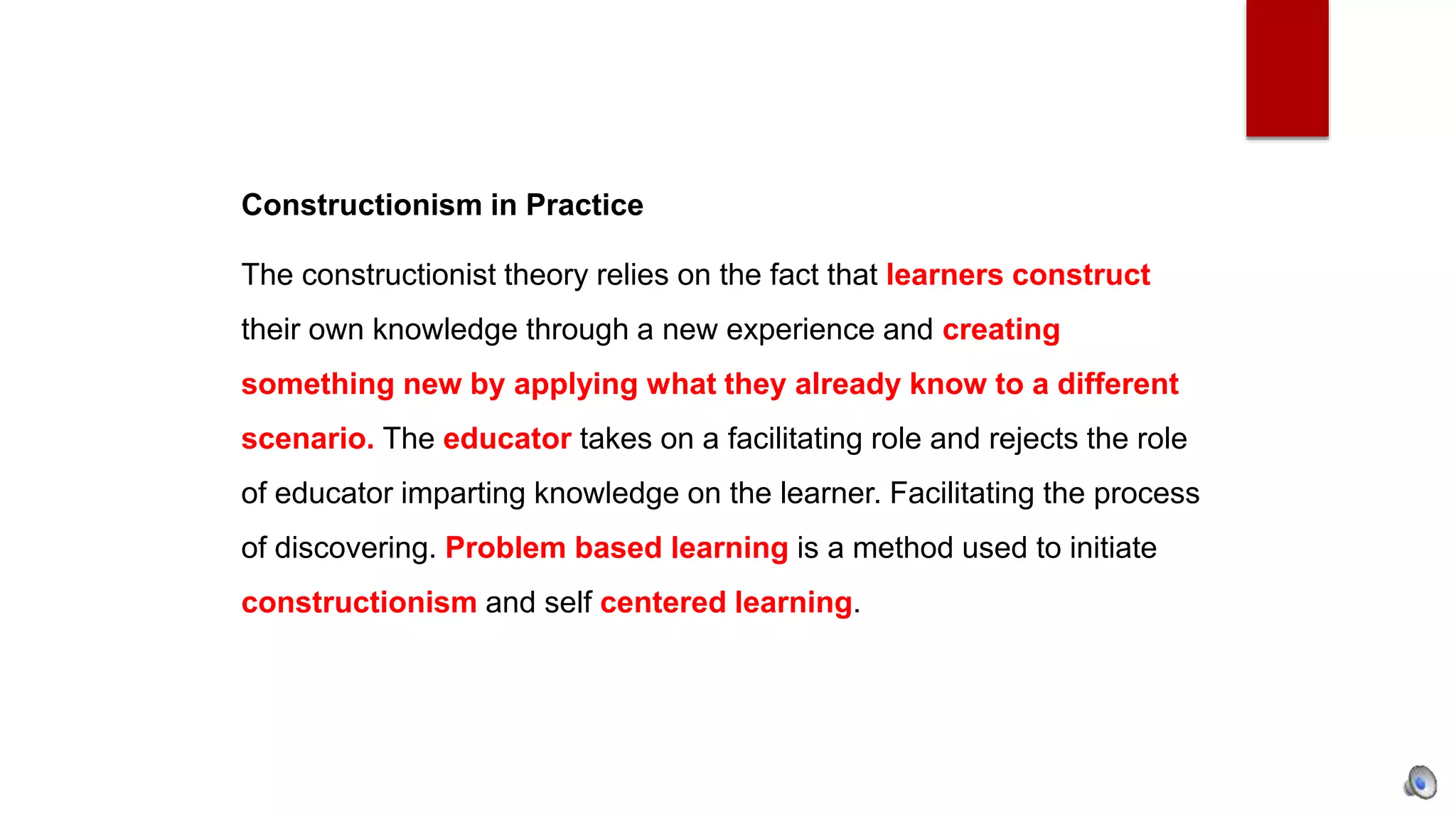 Constructionism | PPTX | Education