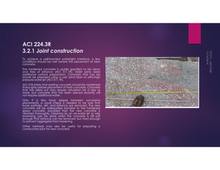 Construction joints | PDF