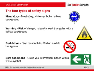 Unit 201: Health safety and welfare in construction | PPTX