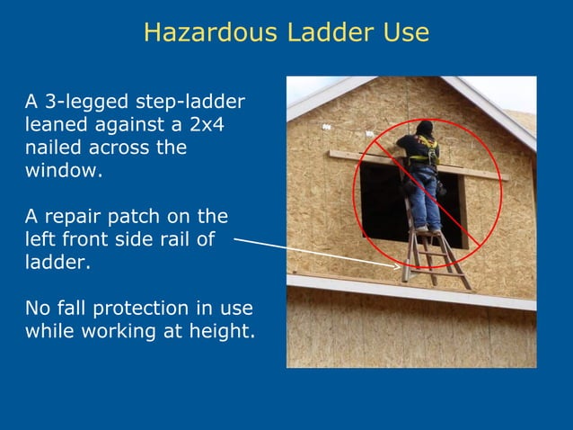 Construction laddersafety | PPT