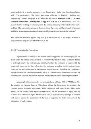 Construction Law Assignment BQS Taylor's University | PDF