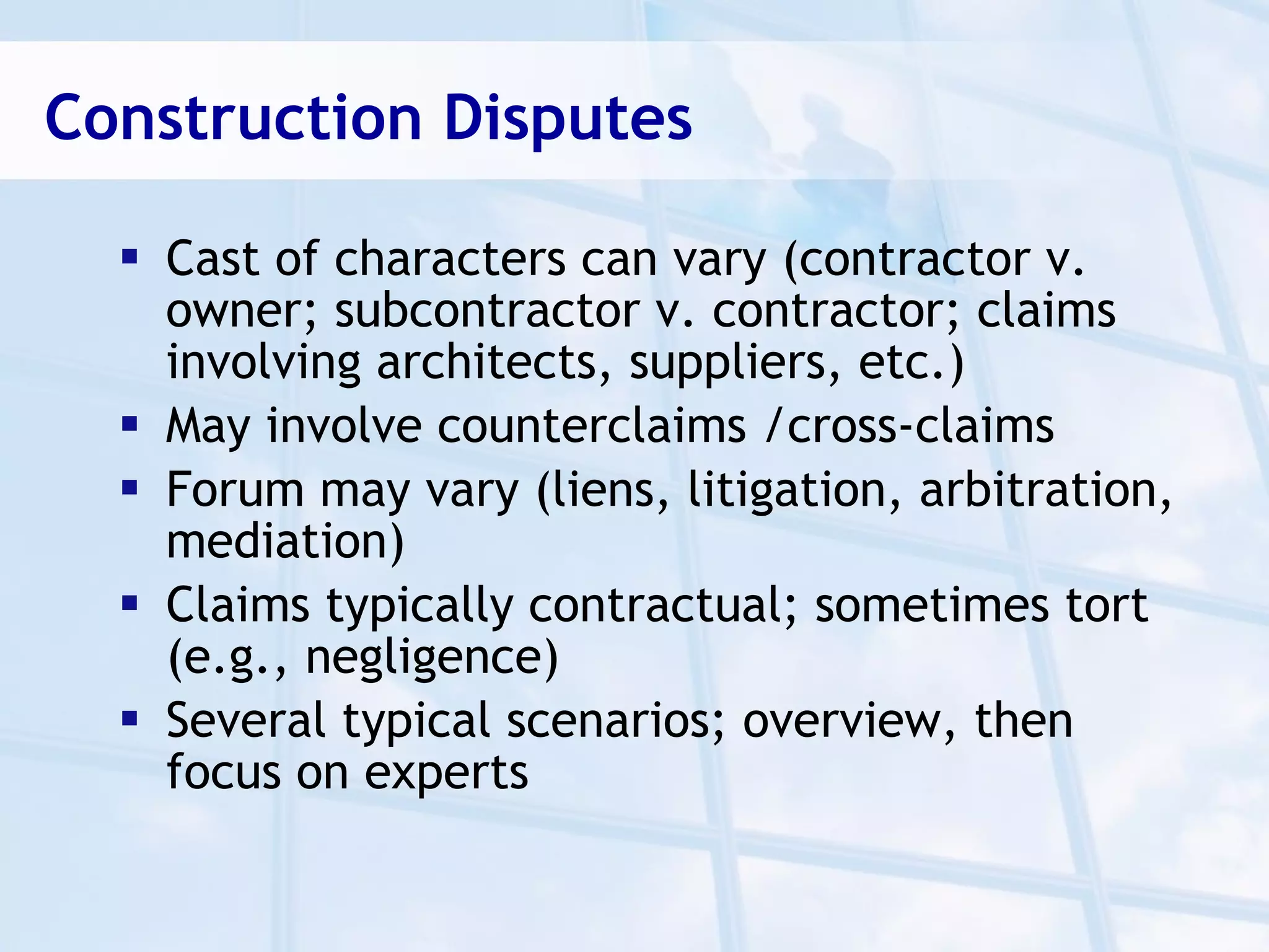 Construction Law Presentation | PPT