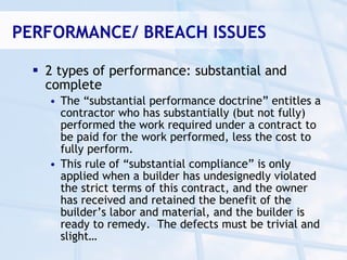 Construction Law Presentation | PPT