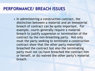 Construction Law Presentation | PPT