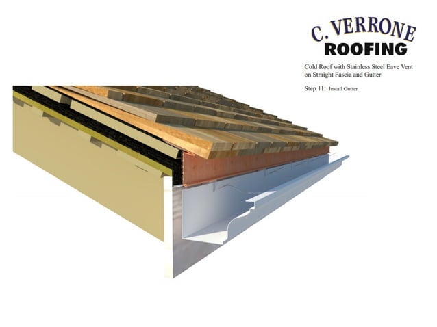 Construction layers slideshow cold roof and eave vent straight fascia ...
