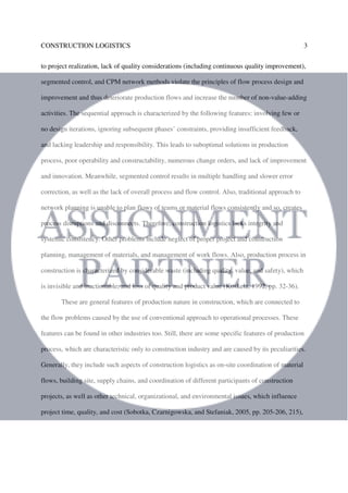 Construction logistics | PDF