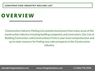 Construction Mailing List | PDF