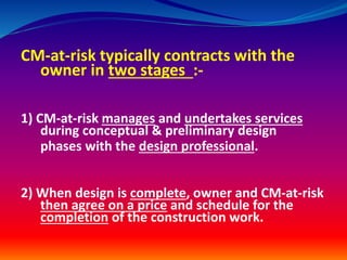 Construction management cm | PPT